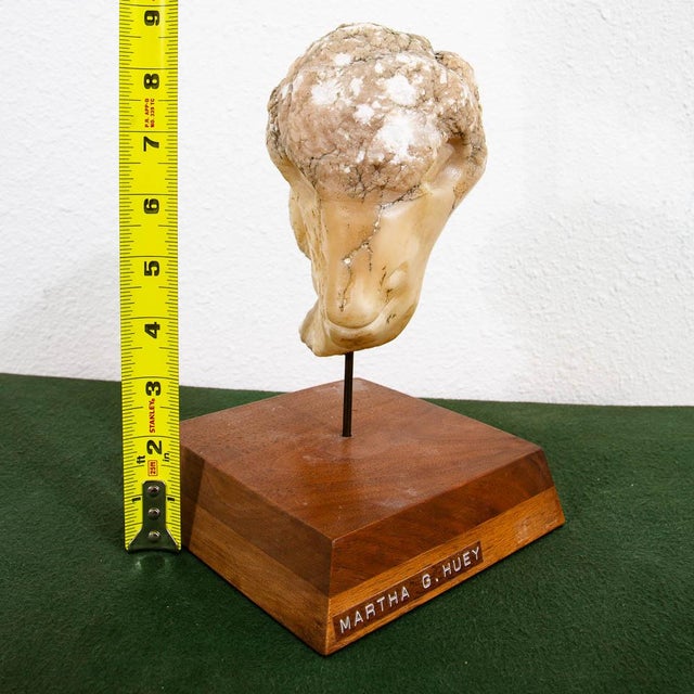 Mid Century Modern Stone Sculpture Ram Martha G Huey Aries Statue ...