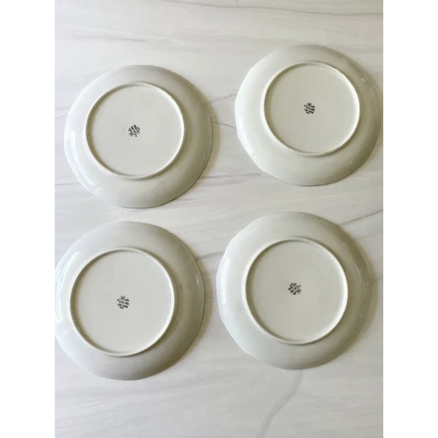 1980s Vintage Pastel Color Snack or Dessert Plates - Set of 4 | Chairish