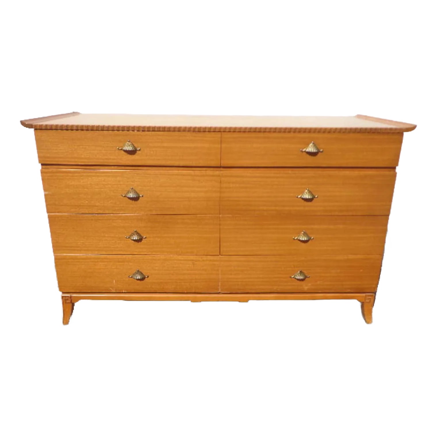 Vintage Rway Dresser Art Deco Tall Chest of Drawers Wood Mid Century ...