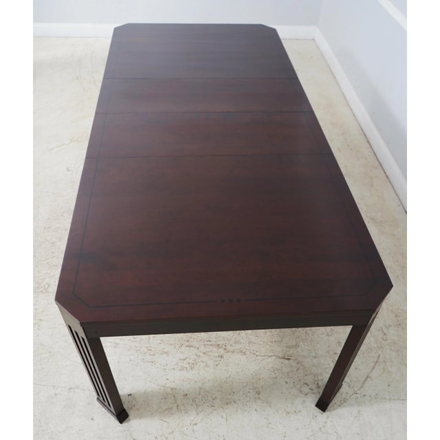 Stickley Metropolitan Collection Cherry Dining Room Table | Chairish