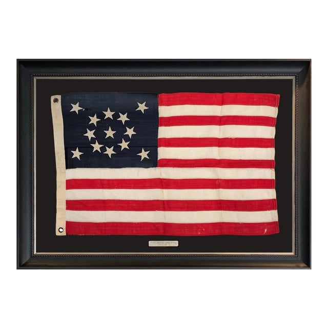 13-Star American Centennial Flag, Circa 1876 | Chairish