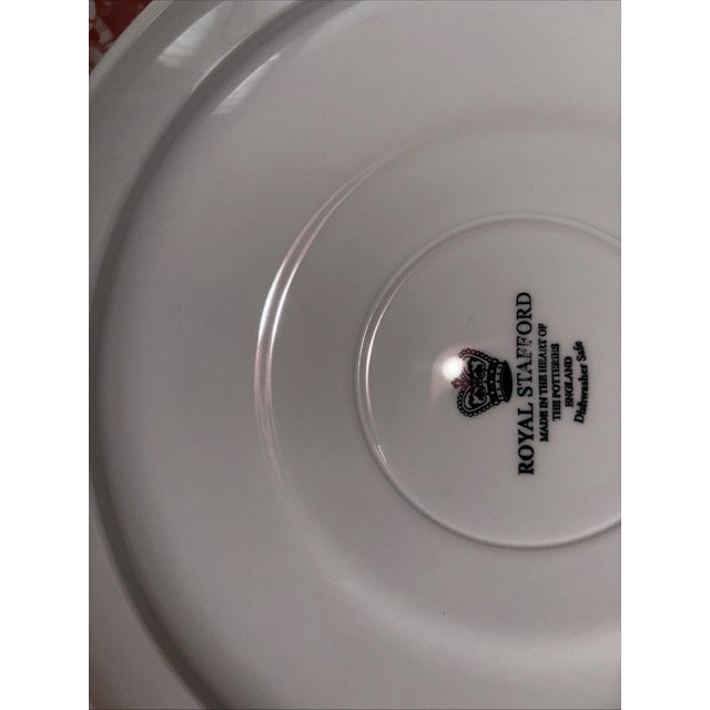 1990s Royal Stafford Red Santa Sleigh Sled Reindeer Deer Christmas ...