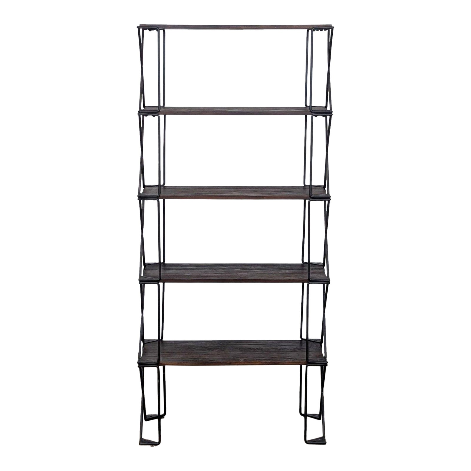 Pottery Barn Dublin 4-Tier Bookcase | Chairish