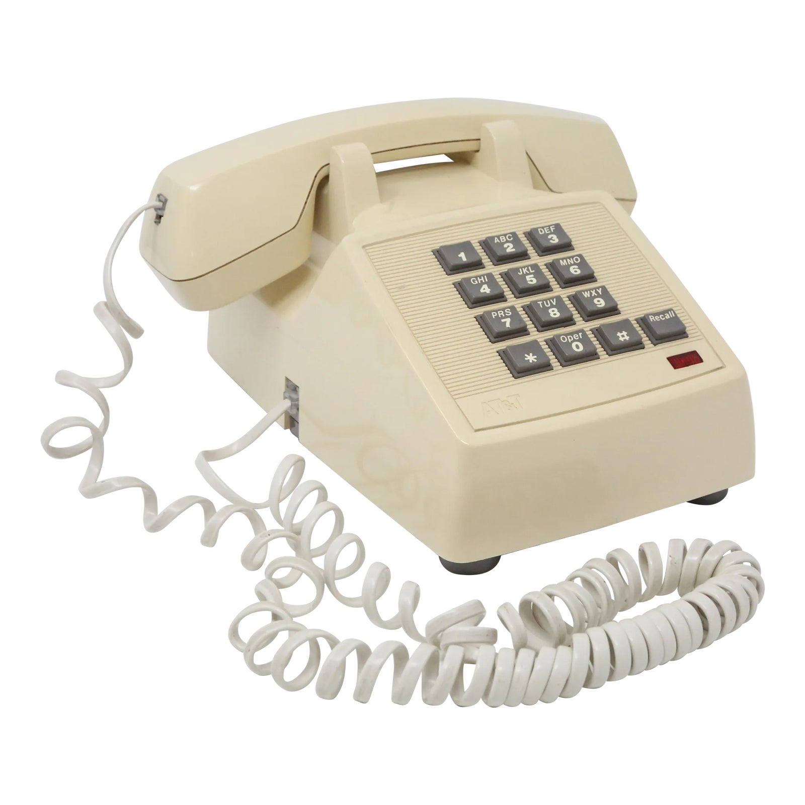 1980's Beige Touch-Tone Desk Telephone by At&t | Chairish