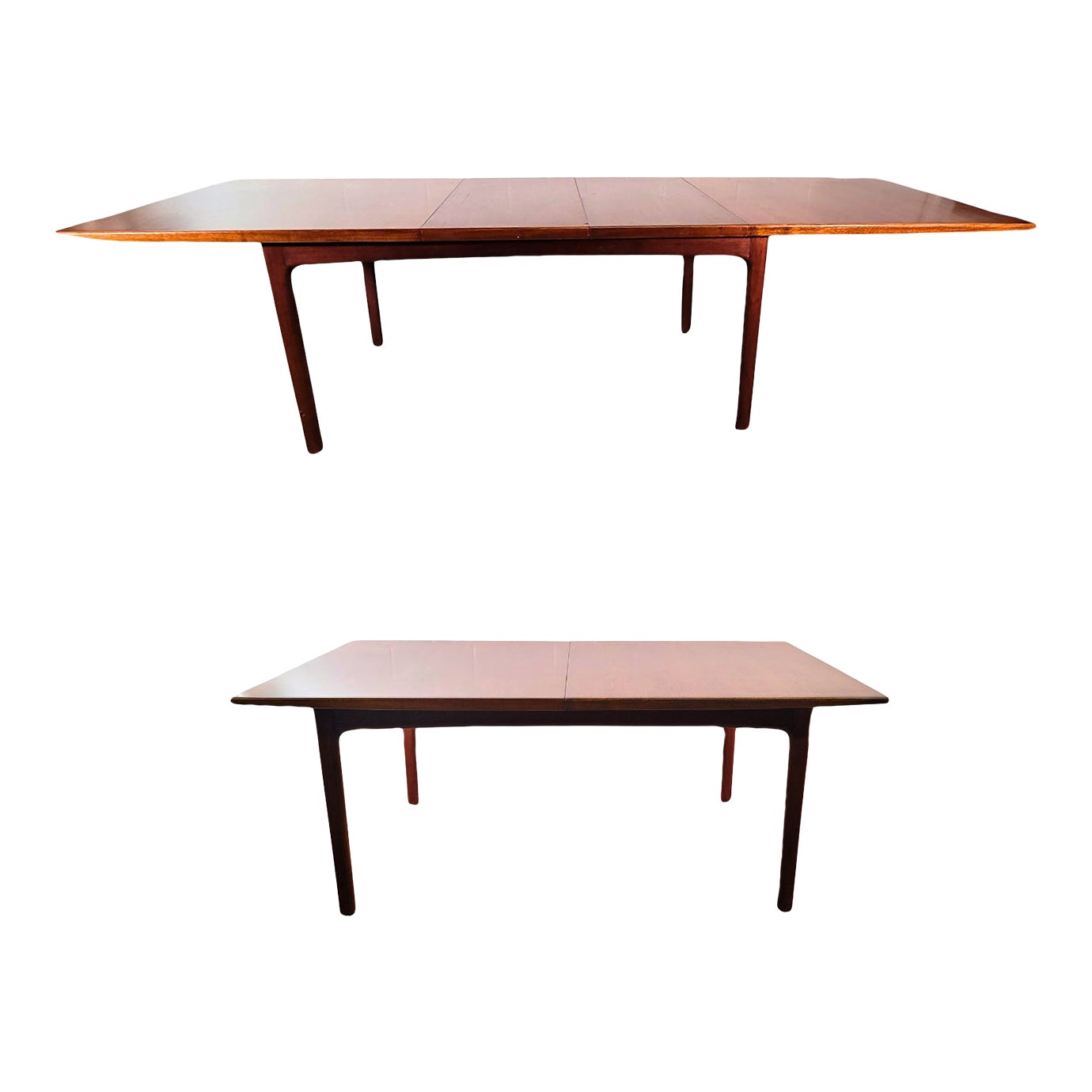 Dux Sweden Teak Extendable Dining Table Seats 10+ Vintage | Chairish