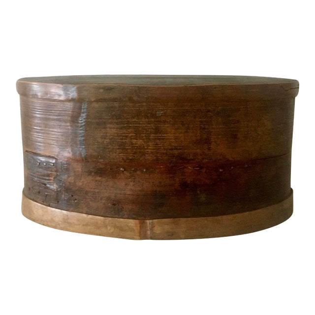 Late 19th Century Antique Yak Butter Box From Bhutan | Chairish