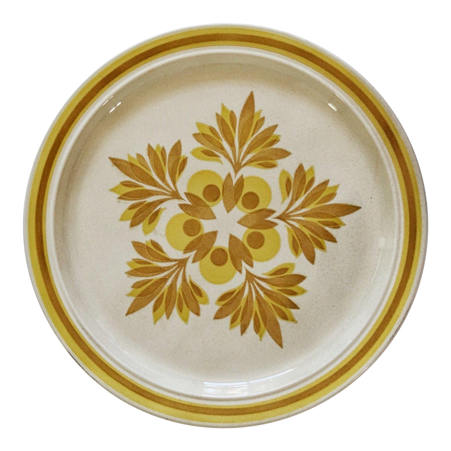 1960s Omegastone Chop Plate Platter | Chairish