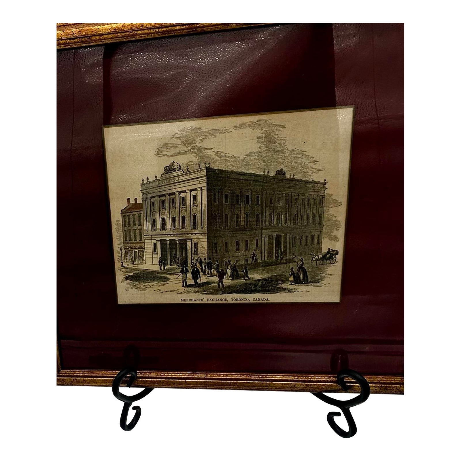 1885 Ballou's Pictorial Drawing-Room Companion, Merchants Exchange ...