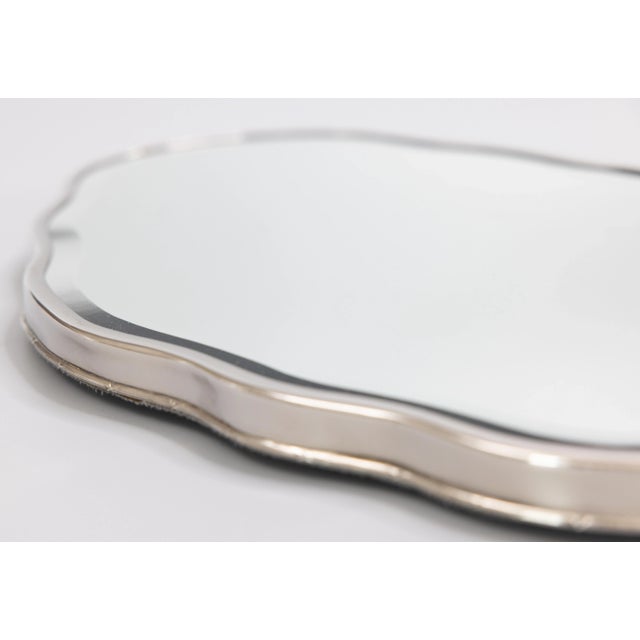 Vintage Silver Plate Mirror Plateau Tray | Chairish