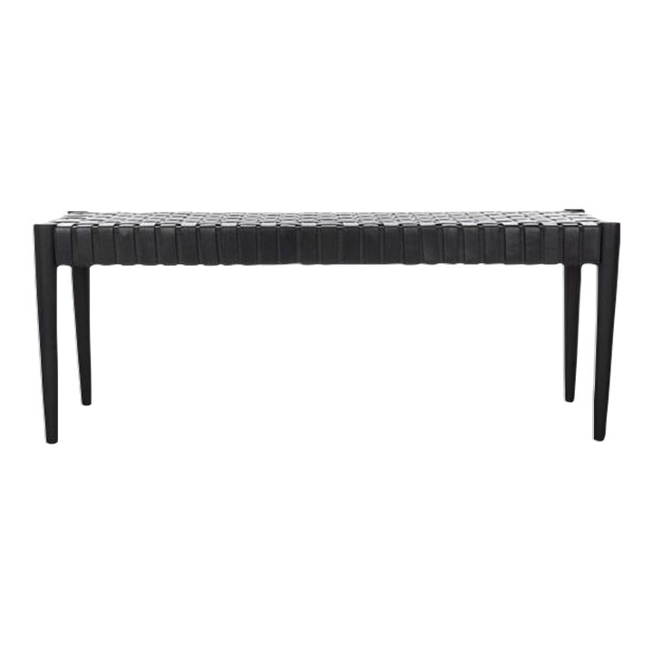 Amalia Bench - Black/Black | Chairish