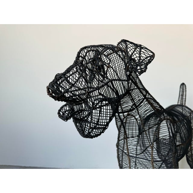 Vintage - Modern Lifesize Airedale Terrier Topiary Frame / Sculpture ...