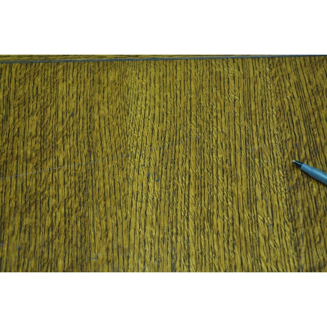 Alex Stuart Design Large Oak Chippendale Style Executive Desk | Chairish