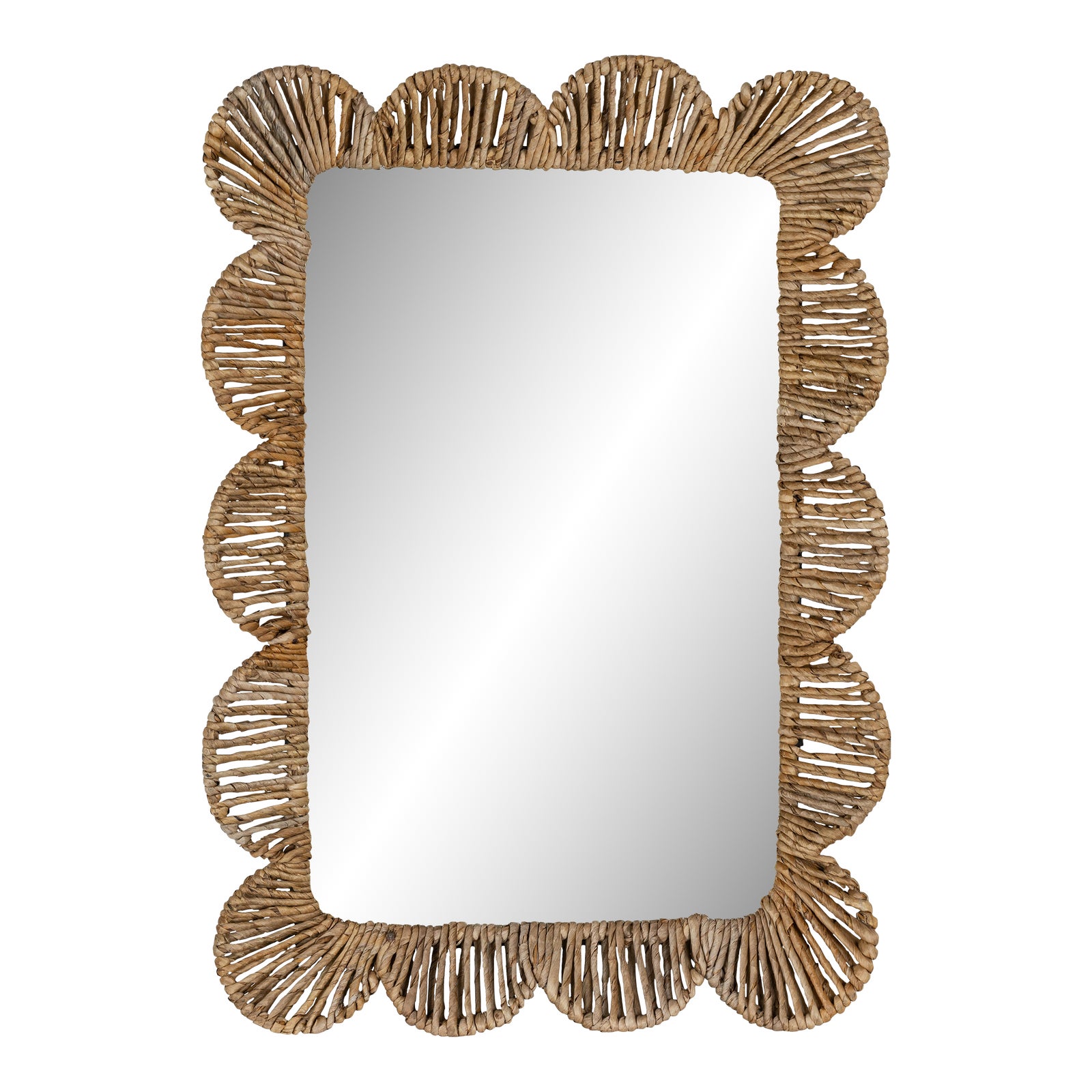 Hali Wall Mirror, Banana Leaf | Chairish