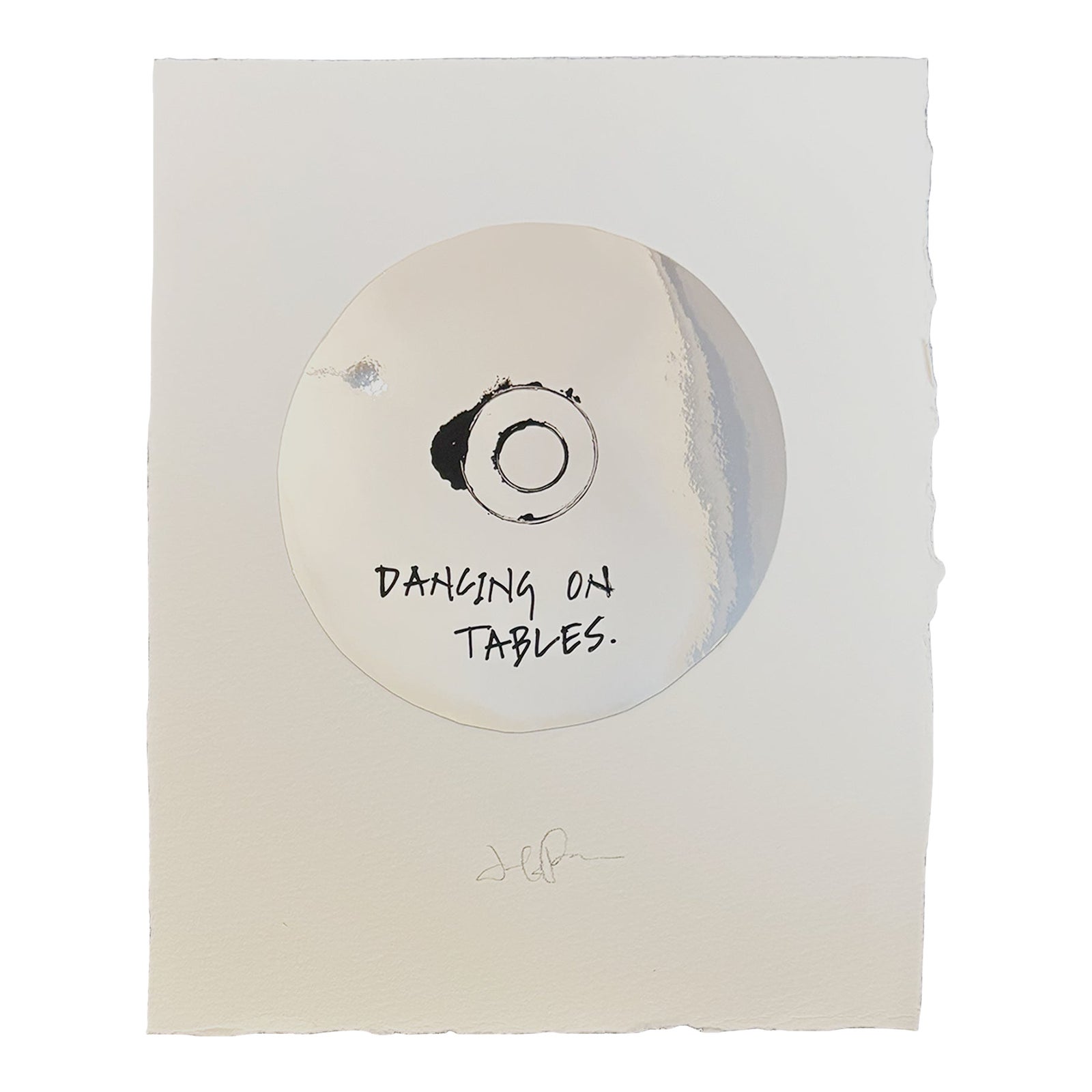 "Dancing on Tables Cd" Original Artwork by Jake Poser | Chairish