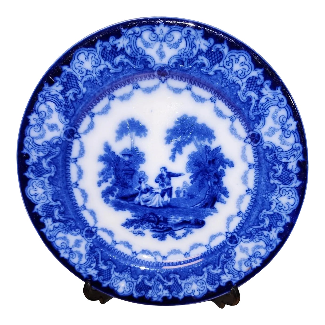 19th Century Royal Doulton Burslem Plate | Chairish