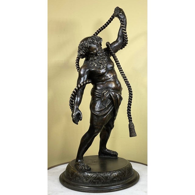 1960s Figurative Bronze Sculpture of Samson | Chairish