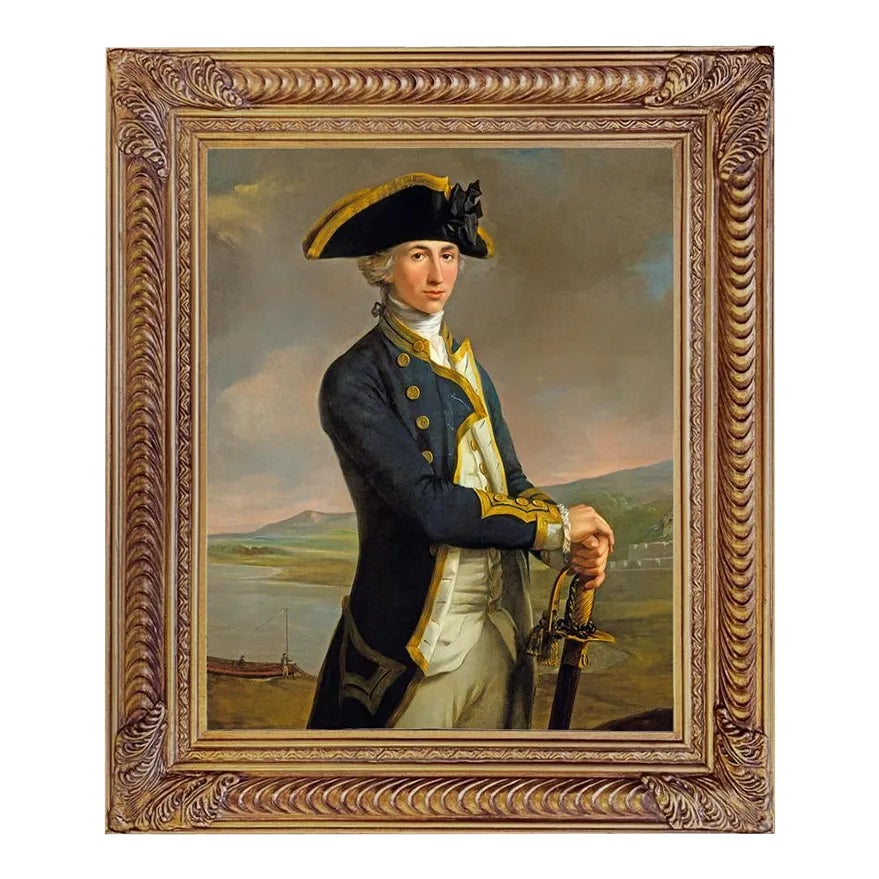 "Captain Horatio Nelson" Contemporary Reproduction Portrait Print on ...