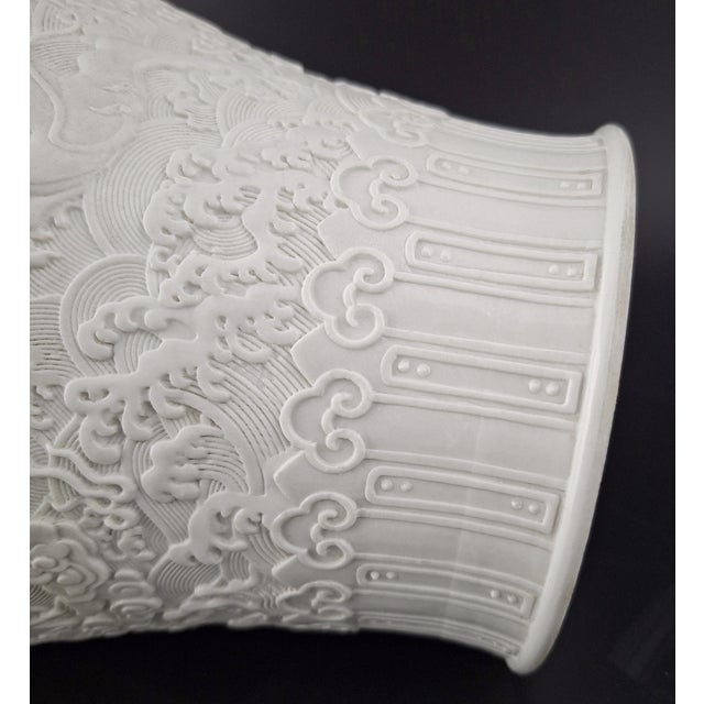 Chinese Porcelain Dragon Meiping | Chairish