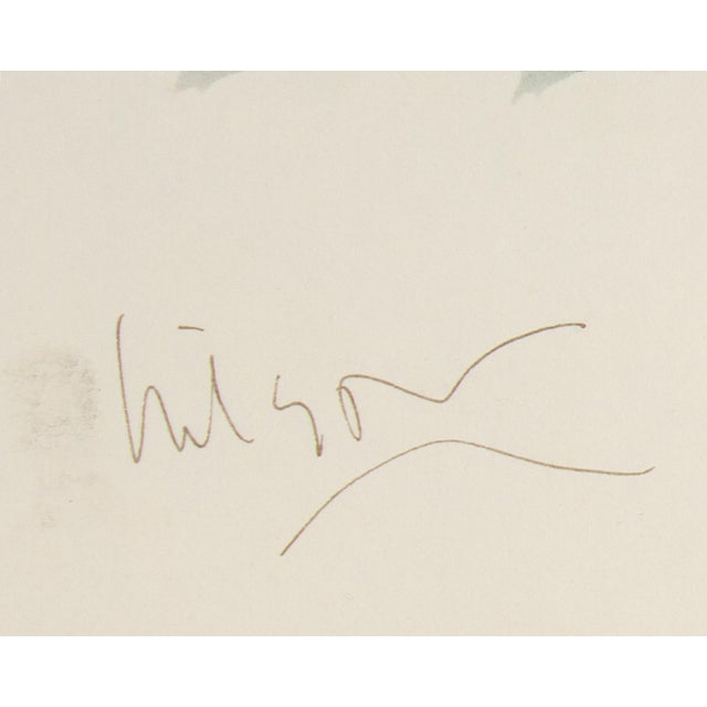 Signed Ink and Watercolor Drawing of a Greco-Roman Figure by Harry ...