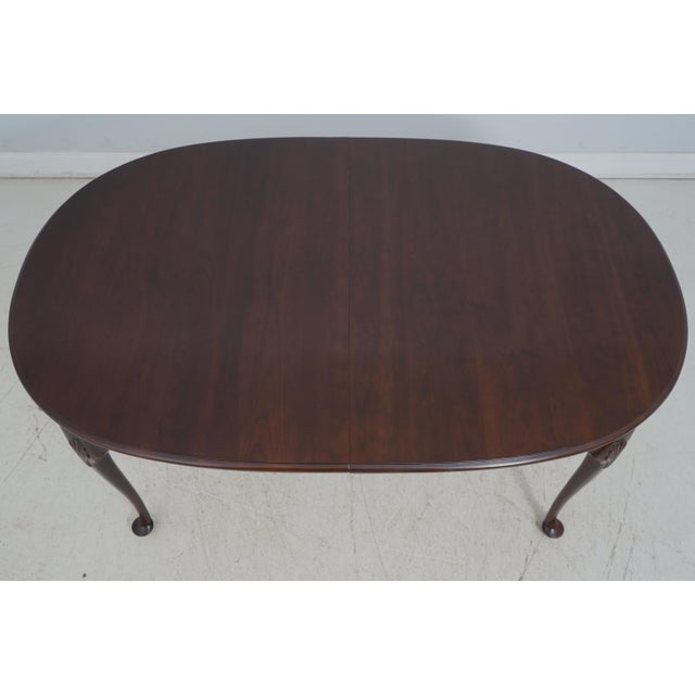 Stickley Cherry Queen Anne Dining Room Table | Chairish