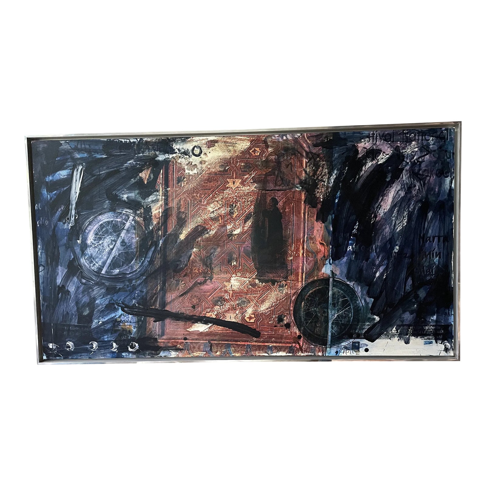 Late 20th Century Darryl Pottorf Untitled Modern Abstract Framed ...