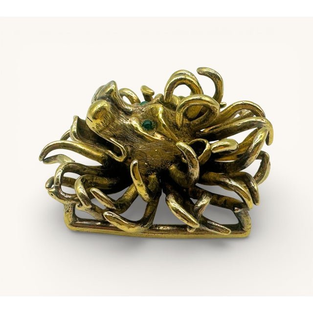 1960s Cartier Lion's Head Trinket or Paper Weight | Chairish