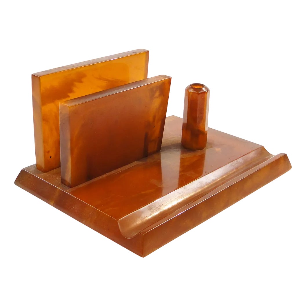 Art Deco Bakelite Writing Tool, Poland, 1950s | Chairish