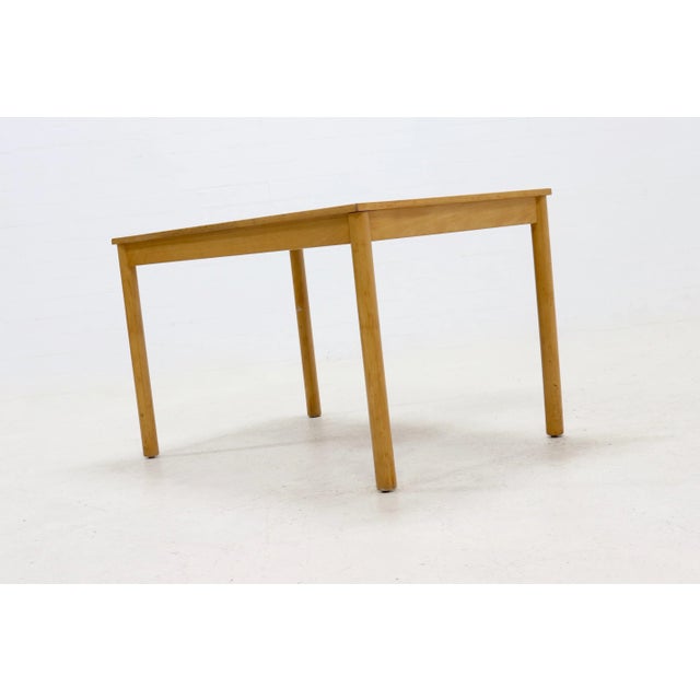 Vintage Birch and Linoleum Dining Table, 1960s | Chairish