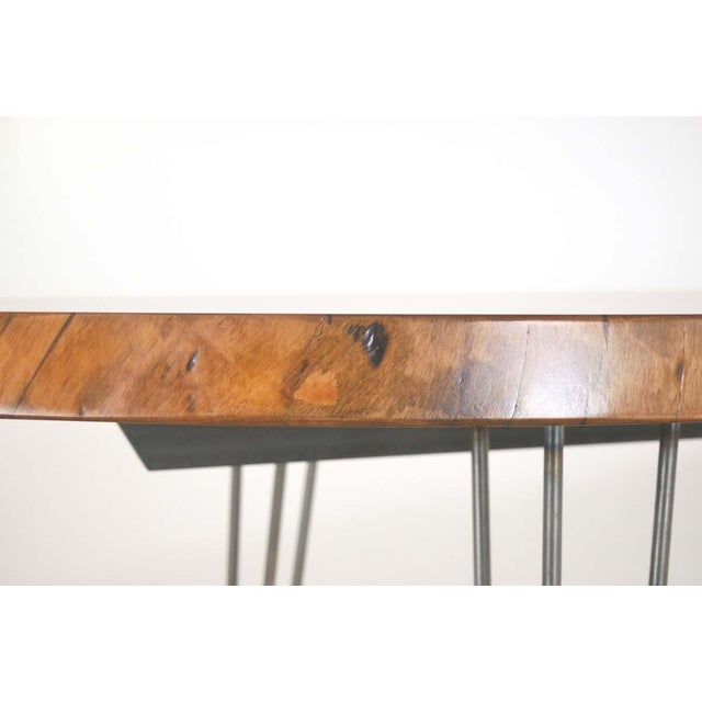 Handcrafted Live Edge Mahogany Wafer Dining Table | Chairish