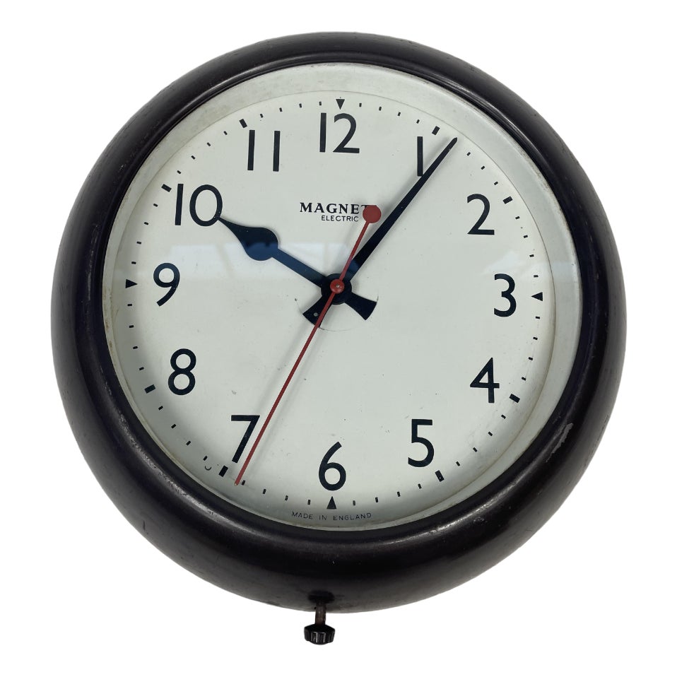 Vintage British Magneta Clock, 1940s | Chairish
