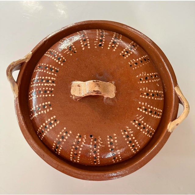 Vintage Hand Painted Traditional Mexican Clay Earthenware Pottery ...