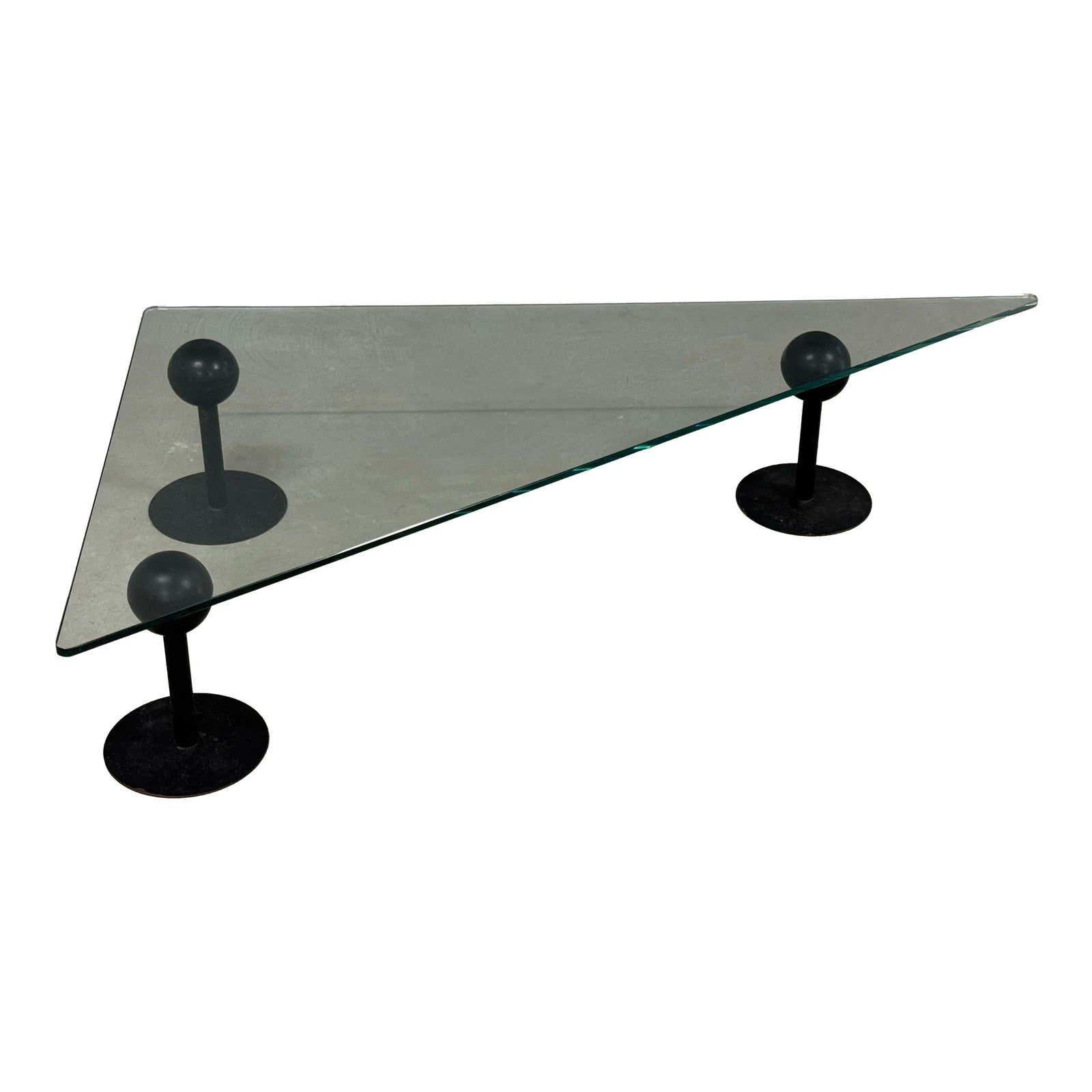 Late 20th Century Phillip Stark Pepper Young Glass Coffee Table | Chairish