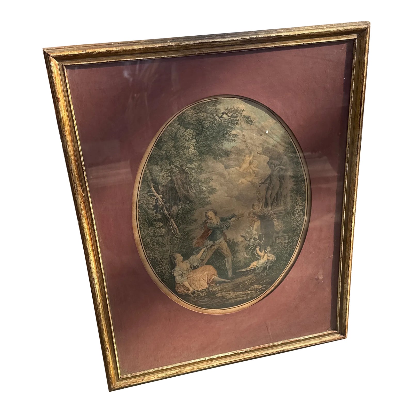 Original Late 18th C. Francois Rolland Elluin Engraving | Chairish