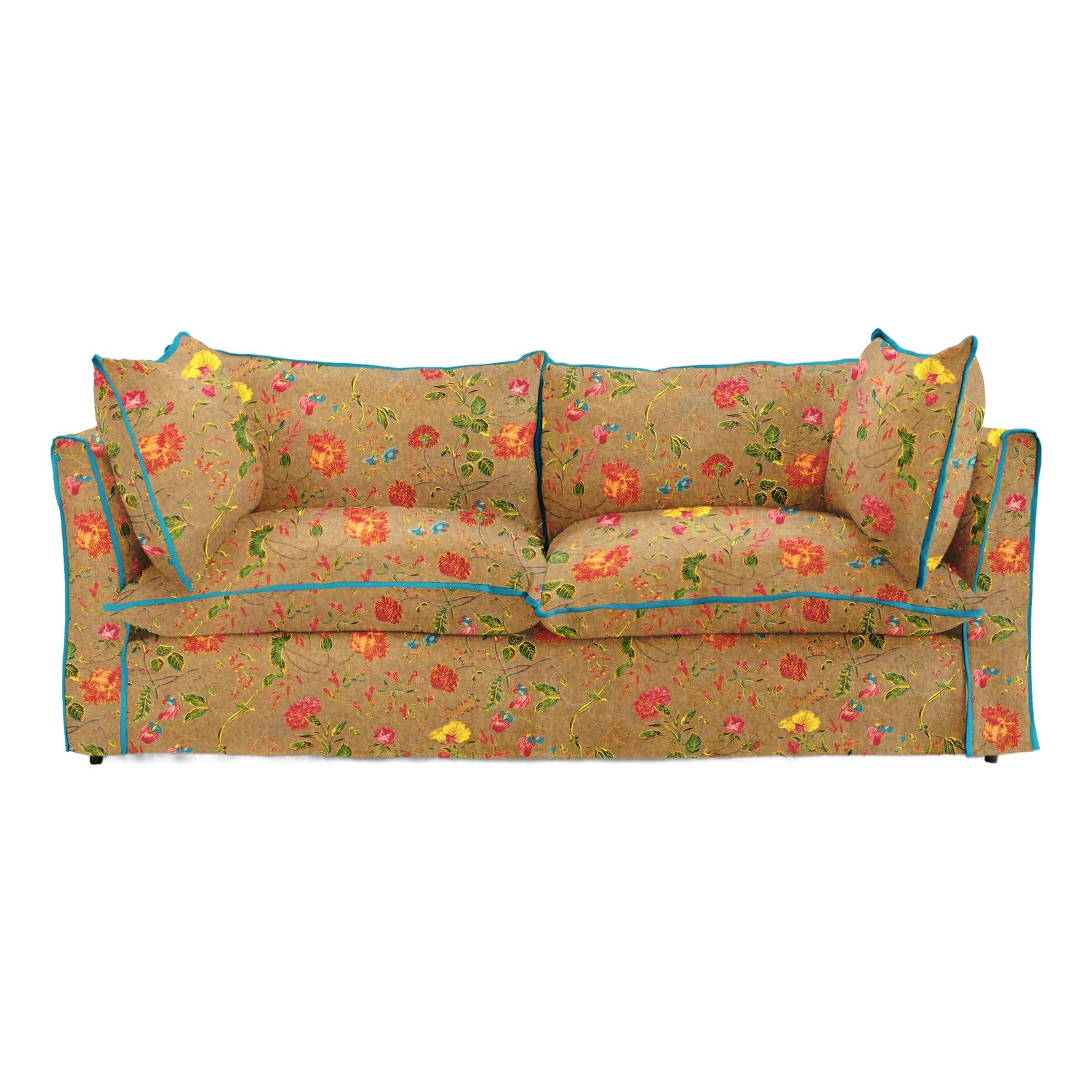 Sophie Conran Coco 3 Seater Sofa with Contrast Welt Knife Edge Cushion ...