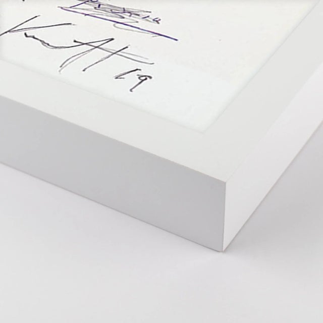 Pink Cote D'Azur by Sean Kratzert in White Frame, Medium Art Print ...