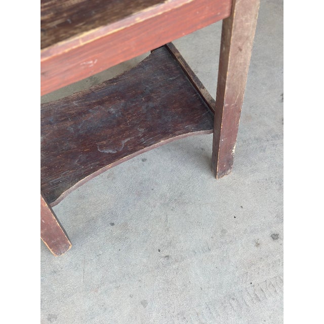 Early 20th Century Primitive Farmhouse Table | Chairish