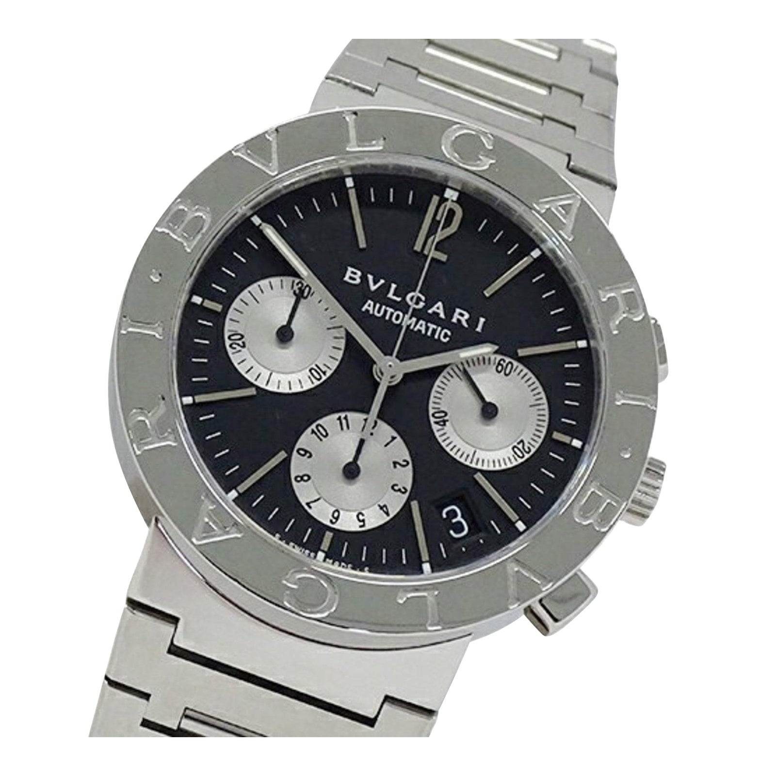 Bvlgari Watch Men's Brand Bulgari Chronograph Date Automatic Winding At ...