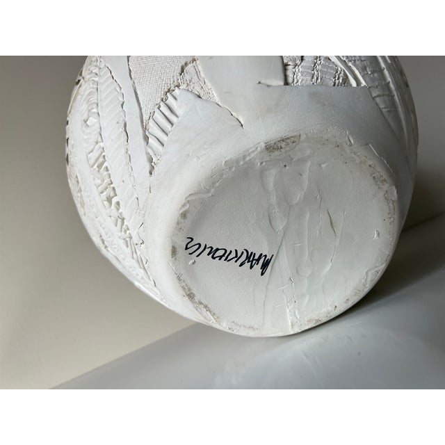 Gail Markiewicz Art Patchwork Sculptural Pottery Vase | Chairish