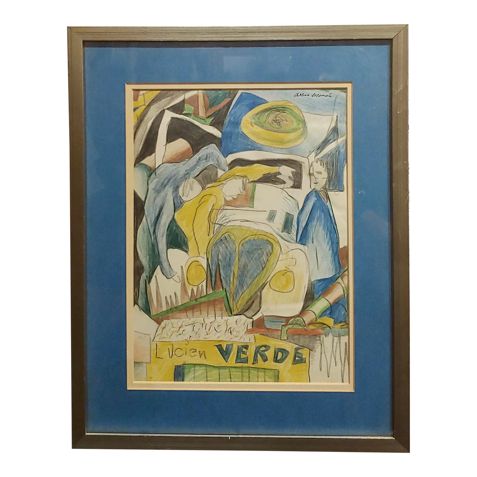 Arthur Secunda - Car Accident - C.1940s Expressionist Painting | Chairish