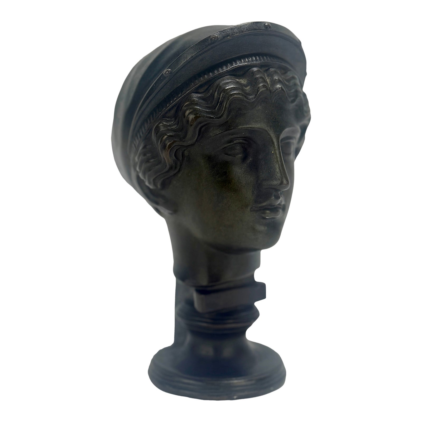 Grand Tour Bronze Bust of a Greco-Roman Classical Maiden, French, C ...