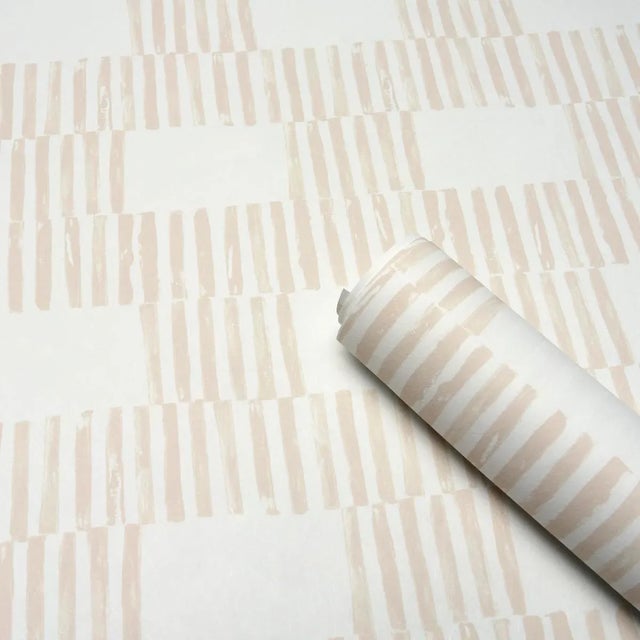 SAMPLE - Schumacher X Caroline Z Hurley Field Wallpaper In Sand | Chairish