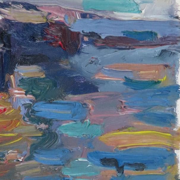 Contemporary Expressionist Style Coastal Seascape Oil Painting by Jose ...