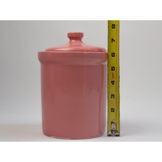 Vintage Pink and Purple Ceramic Storage Kitchen Canisters - a Pair ...