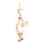 Henry Dankner Cat Pendant Vintage 14k Yellow Gold Sapphire Ruby Animal ...