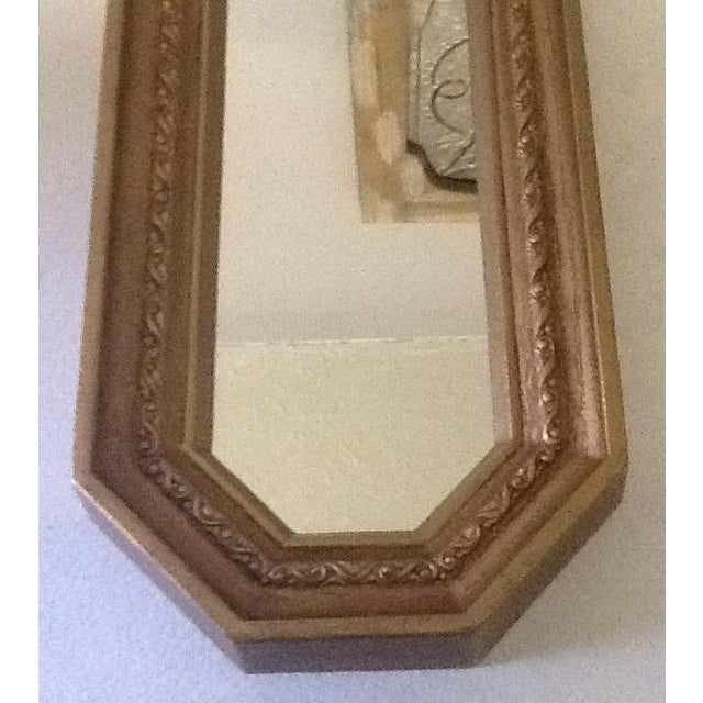 Vintage 1970's Homco Gold Tone Mirrors - a Pair | Chairish