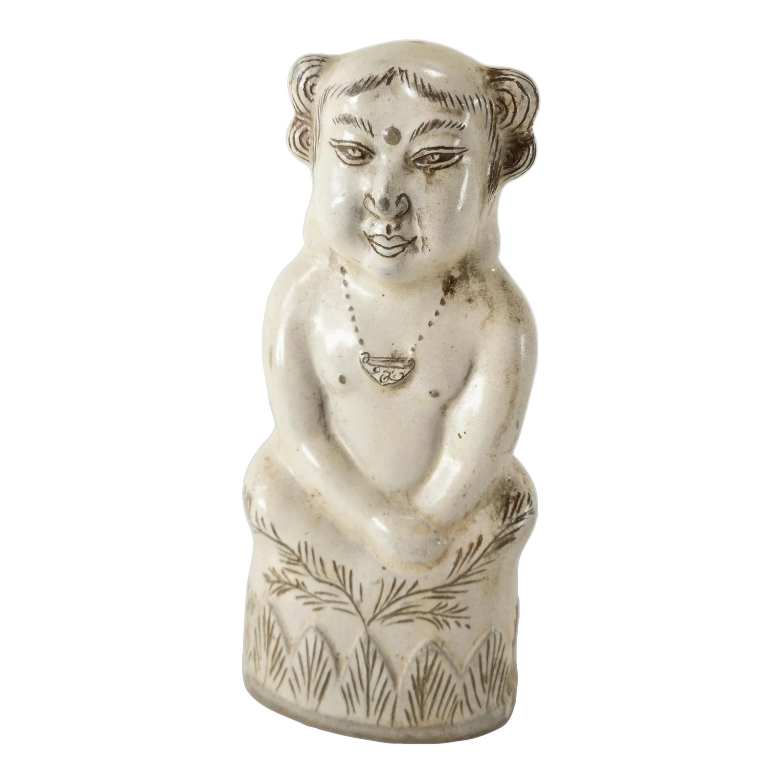 Early Song Dynasty Chinese Incised Cizhou Pottery Figure | Chairish