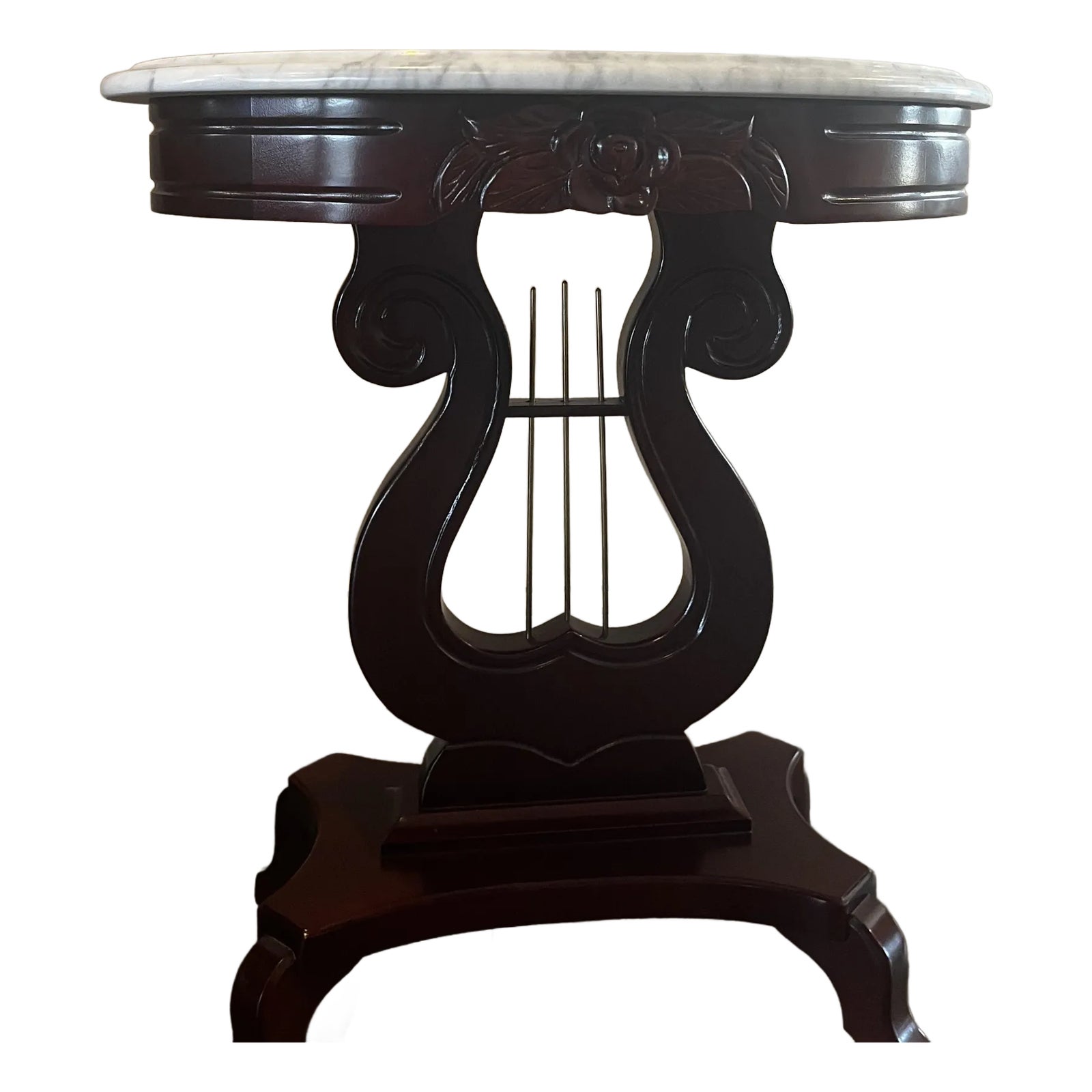 Carlton McLendon Victorian Eva Patterson Table | Chairish