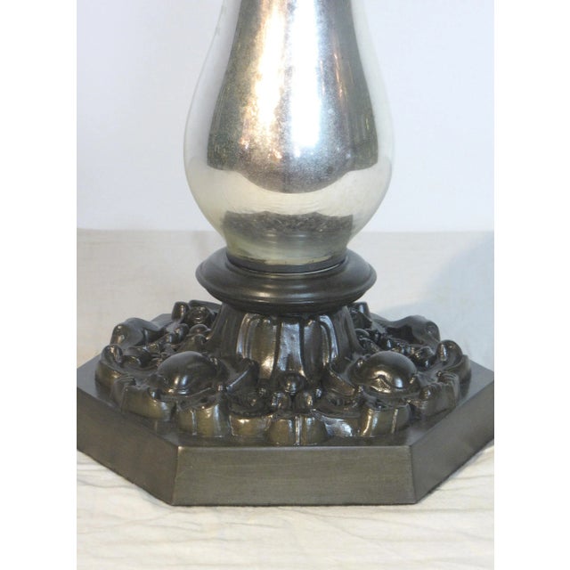 1940s Mercury Glass Banquet Lamps - a Pair | Chairish