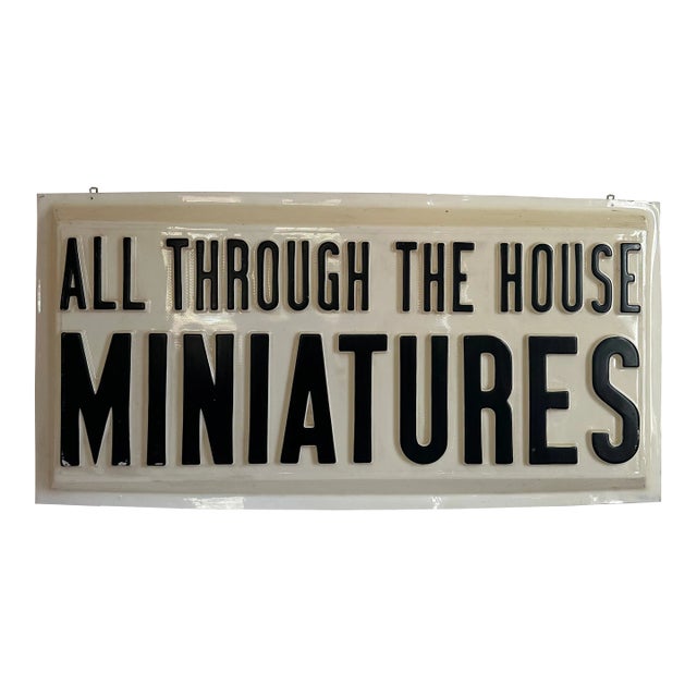 Mid-Century Largescale Fiberglass Sign From Movie Set | Chairish