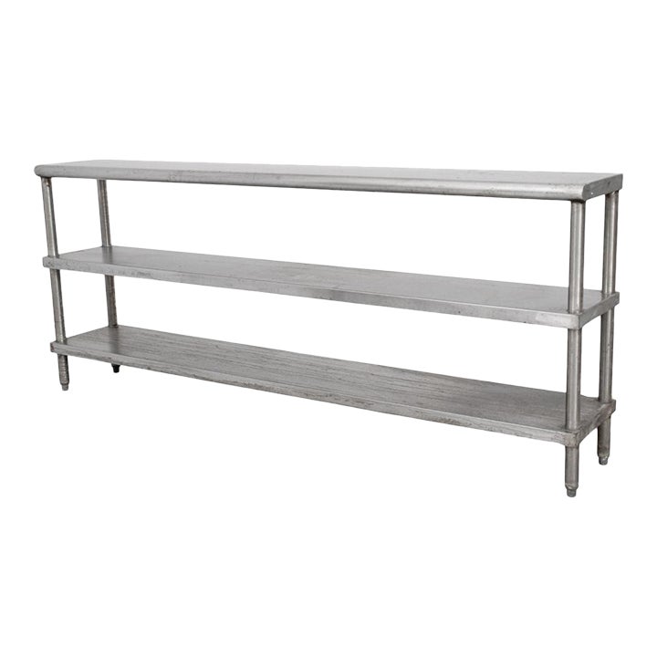 Industrial Stainless Steel 3-Tier Work Table | Chairish